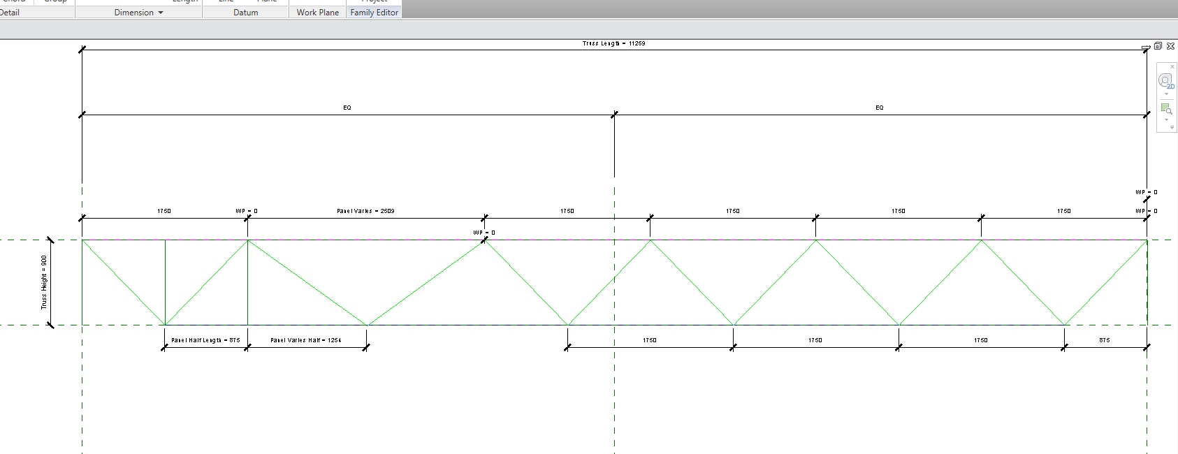 RevitCity.com | TRUSS FAMILY diagonal webs