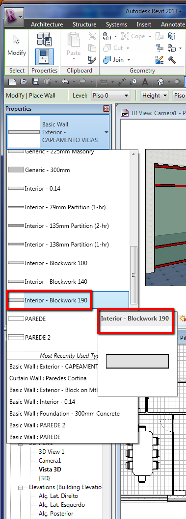 RevitCity.com | Please tell me how to make a 190m block work wall.