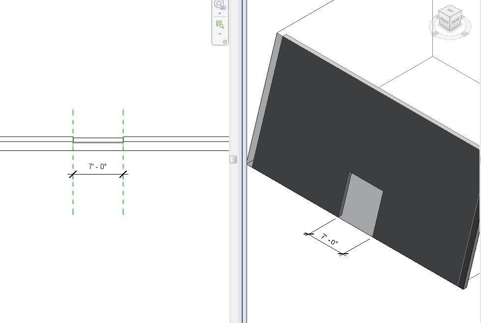 RevitCity.com | Wall opening family in slanted wall