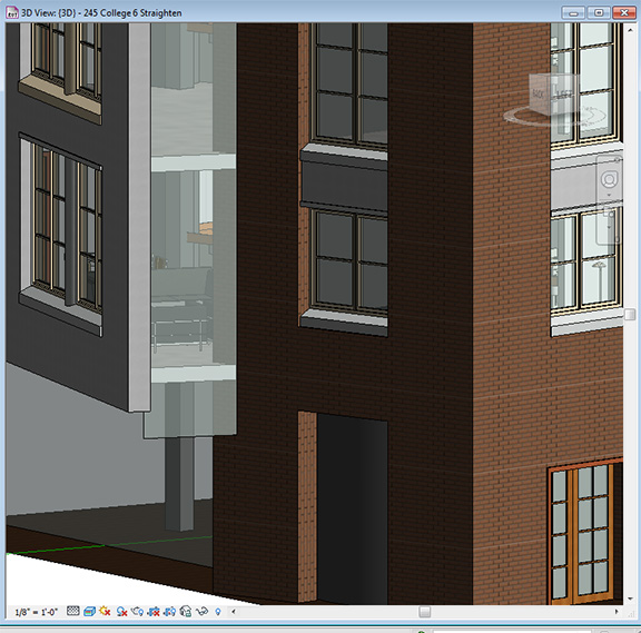 RevitCity.com | Brick Coursing Changing to Vertical At Wall Opening