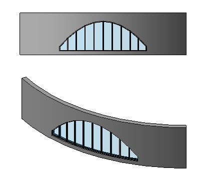 RevitCity.com | Creating Arched Storefront in curved wall