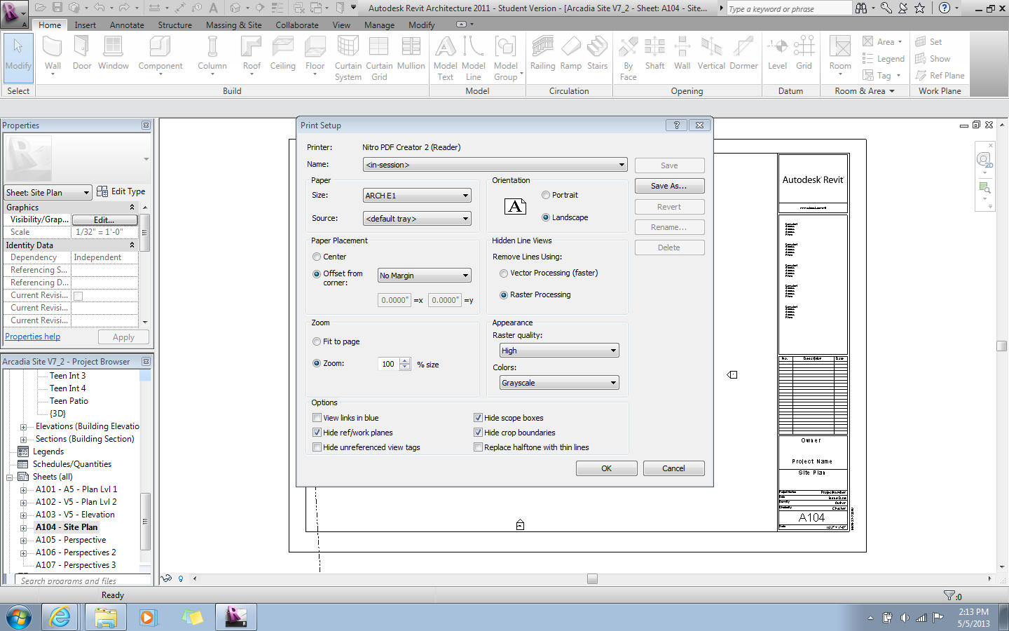 RevitCity.com | Drawing won't export with shadows on