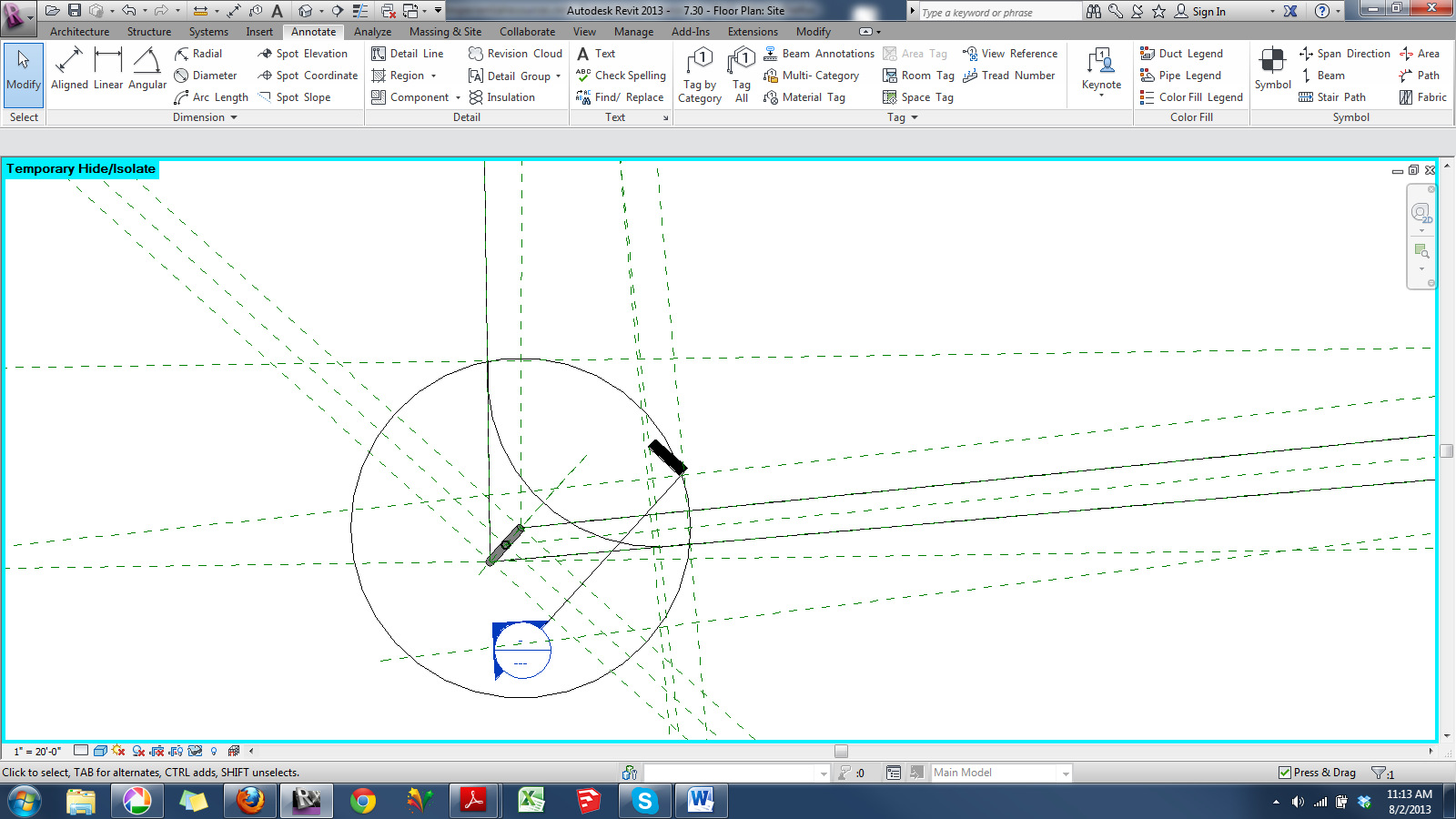 RevitCity.com | Model Line Between 2 different reference planes