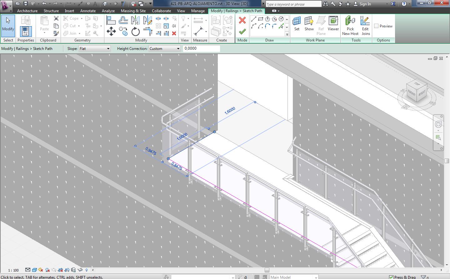 RevitCity.com | Stringers by Railling tool: Problem with the last slope
