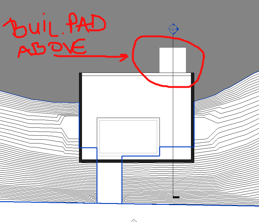 RevitCity.com | Topo Hatch not showing up under building pad - 2013