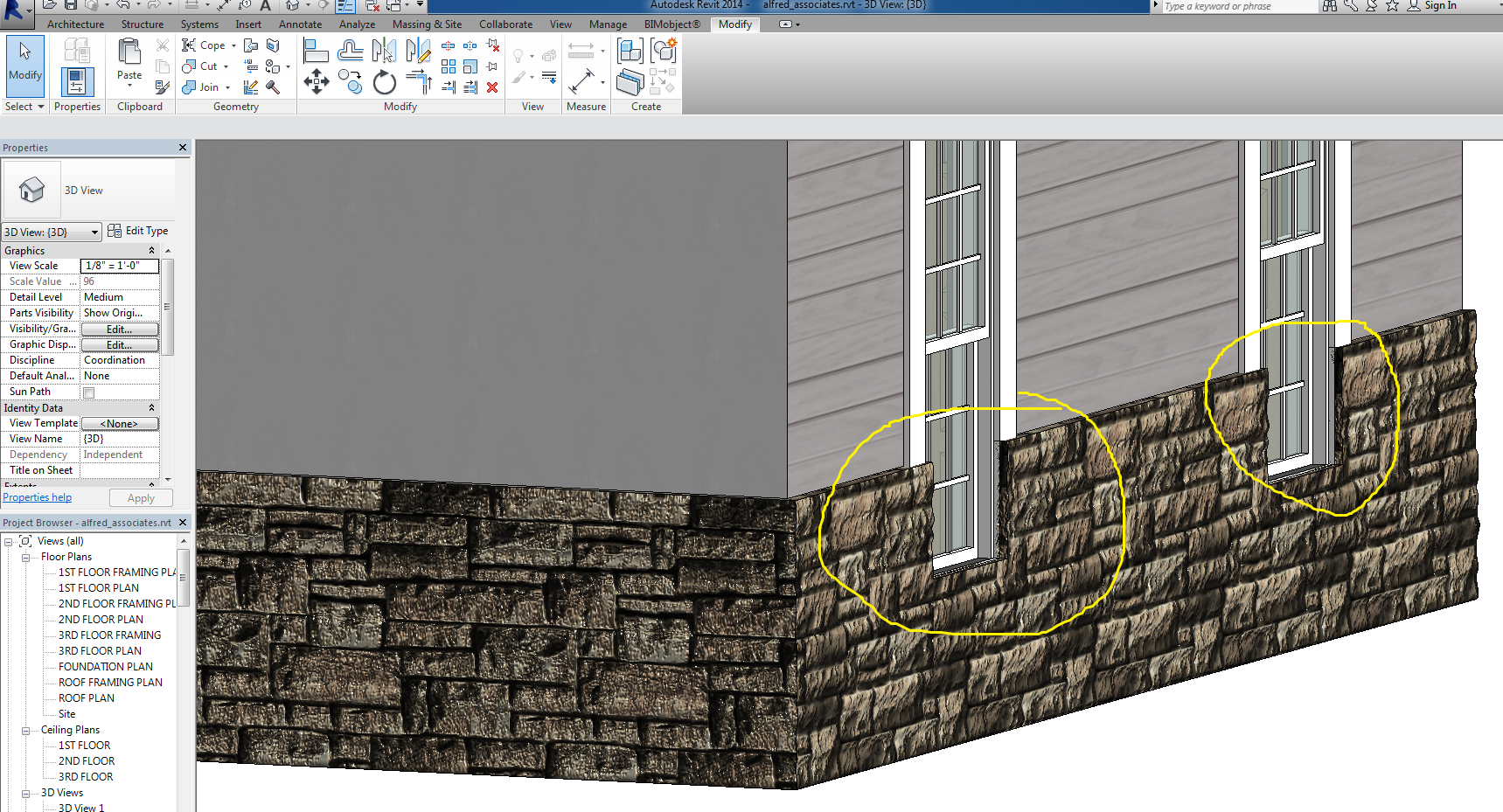 Revit walls