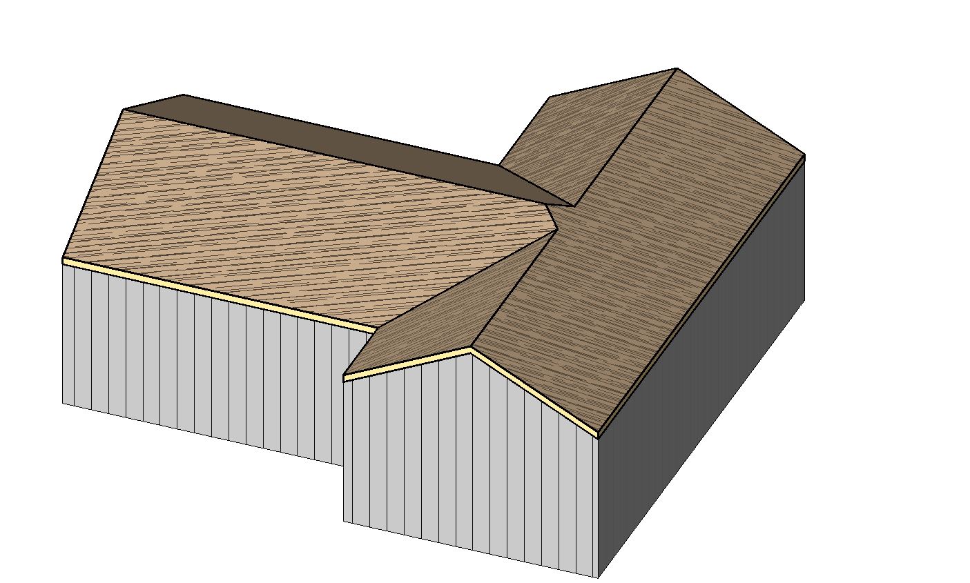 RevitCity.com | Two Ridge Roofs Issue