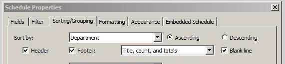 RevitCity.com | Room/Area Schedule - Getting Area Totals by Department