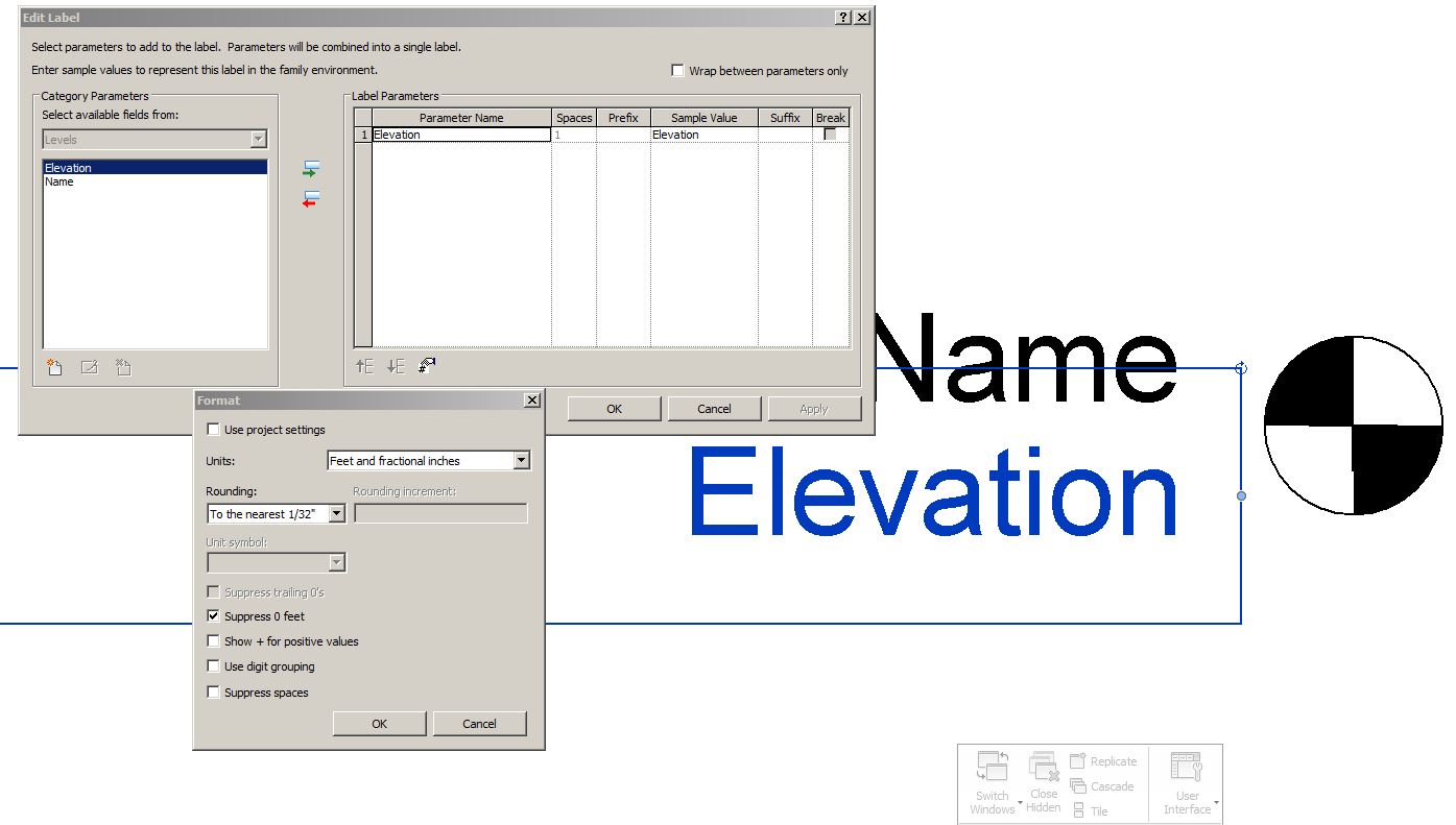 RevitCity.com | feet doesnt show on elevation mark