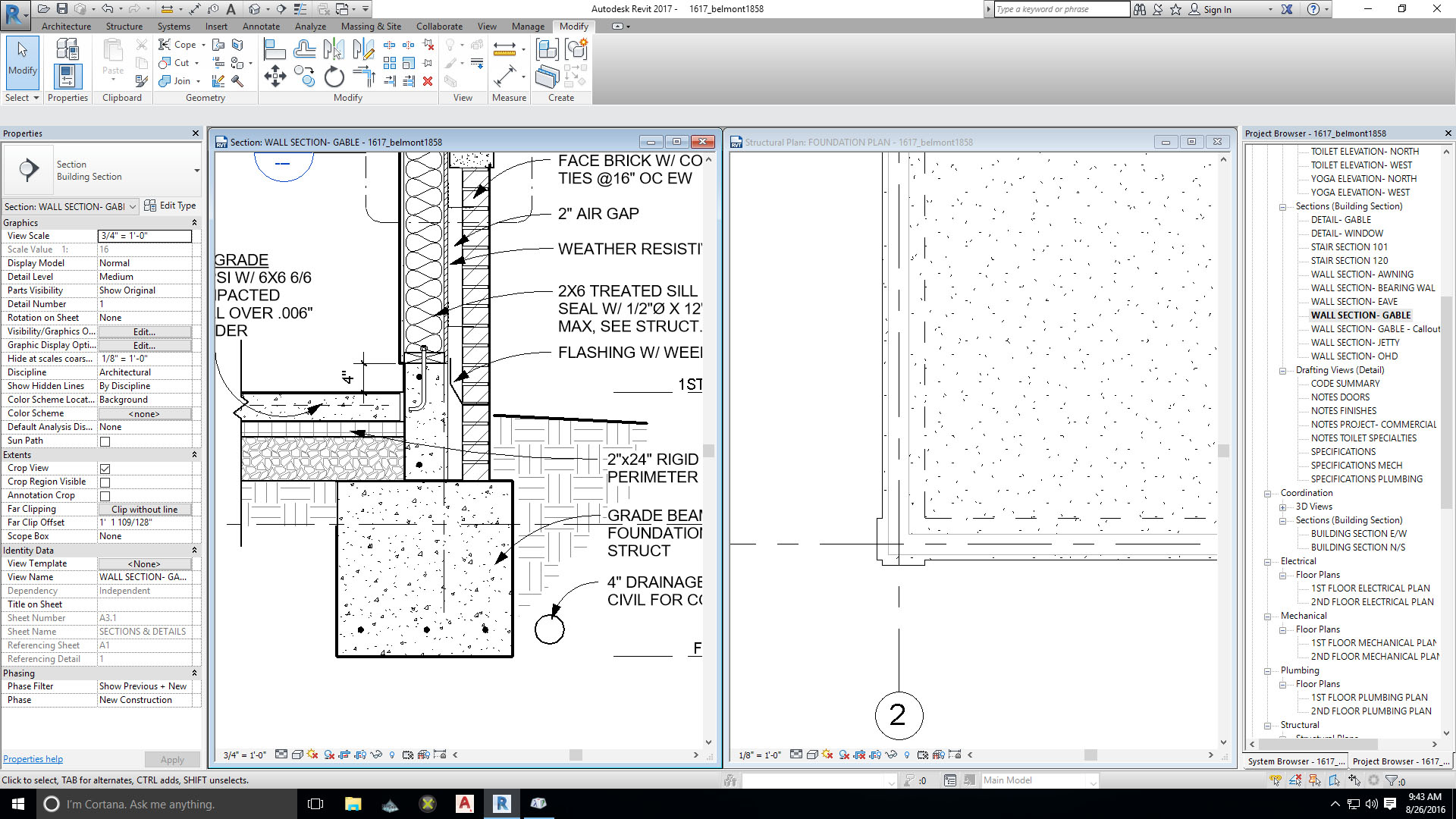 RevitCity.com | foundation corner cleanups with setback