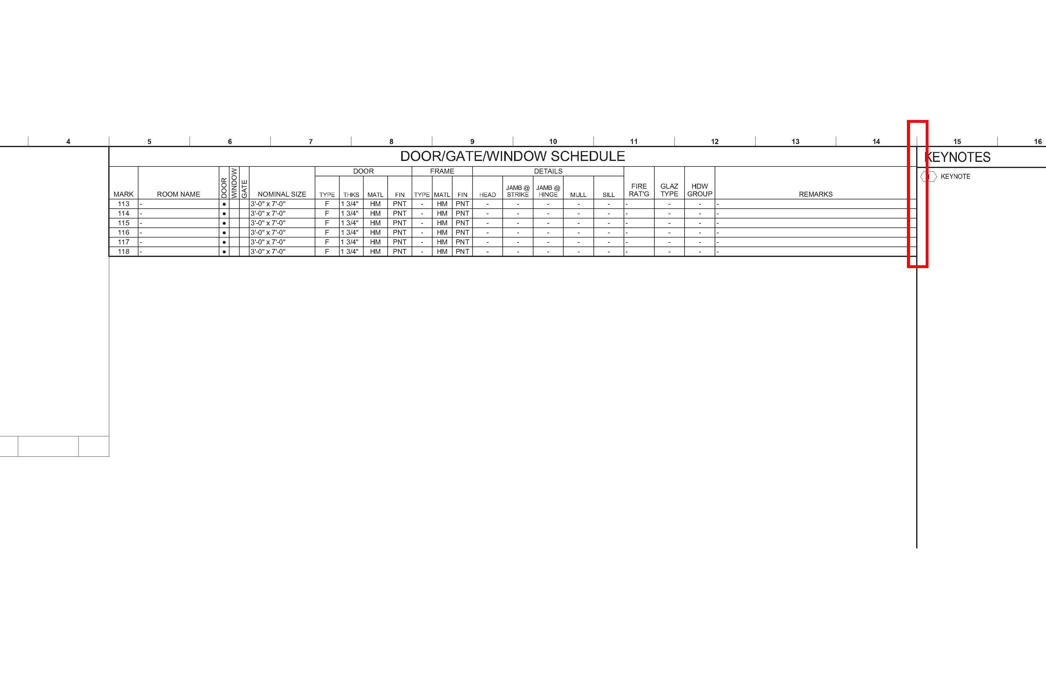 RevitCity.com | Locking column width and row height for schedules