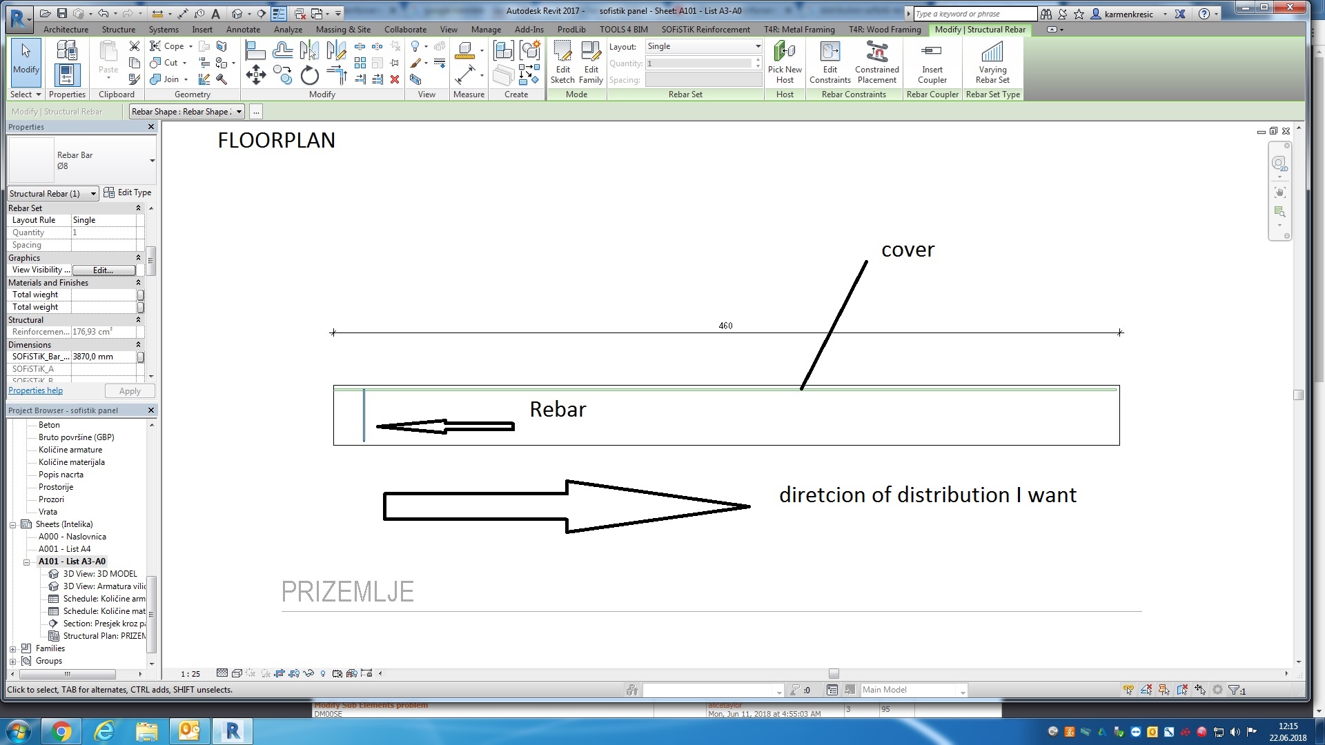 RevitCity.com | Distribute option problem - Sofistik reinforcement detailing