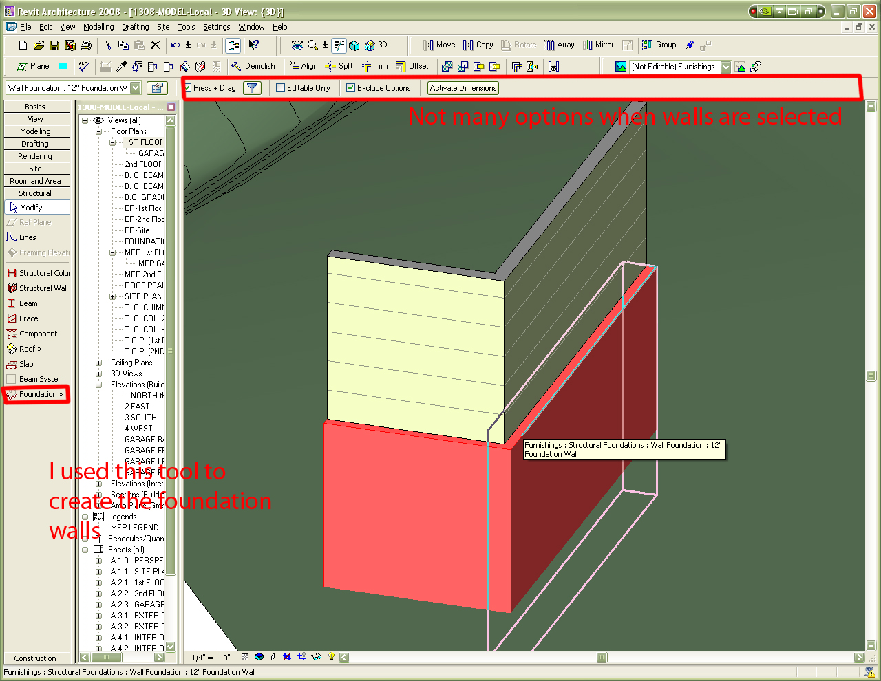 RevitCity.com | Modeling Accurate Foundation walls