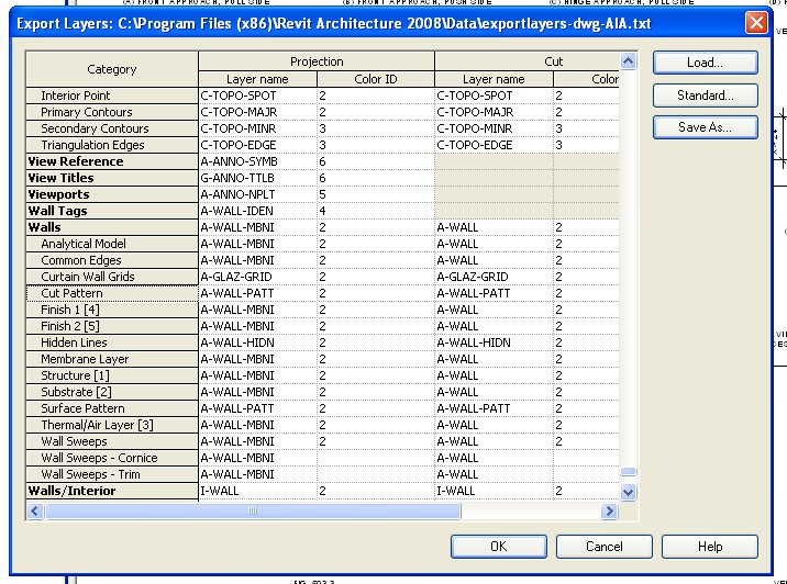 RevitCity.com | Export Settings