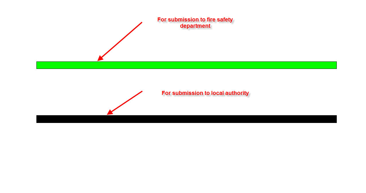 RevitCity.com | Diifferent solid fill color and pattern for submission to different department