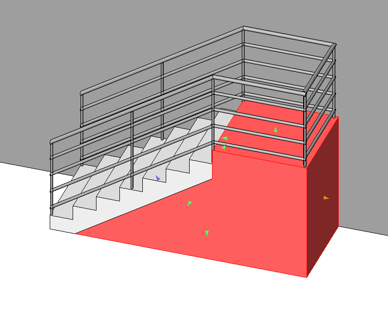 RevitCity.com | Attaching railings to precast stairs