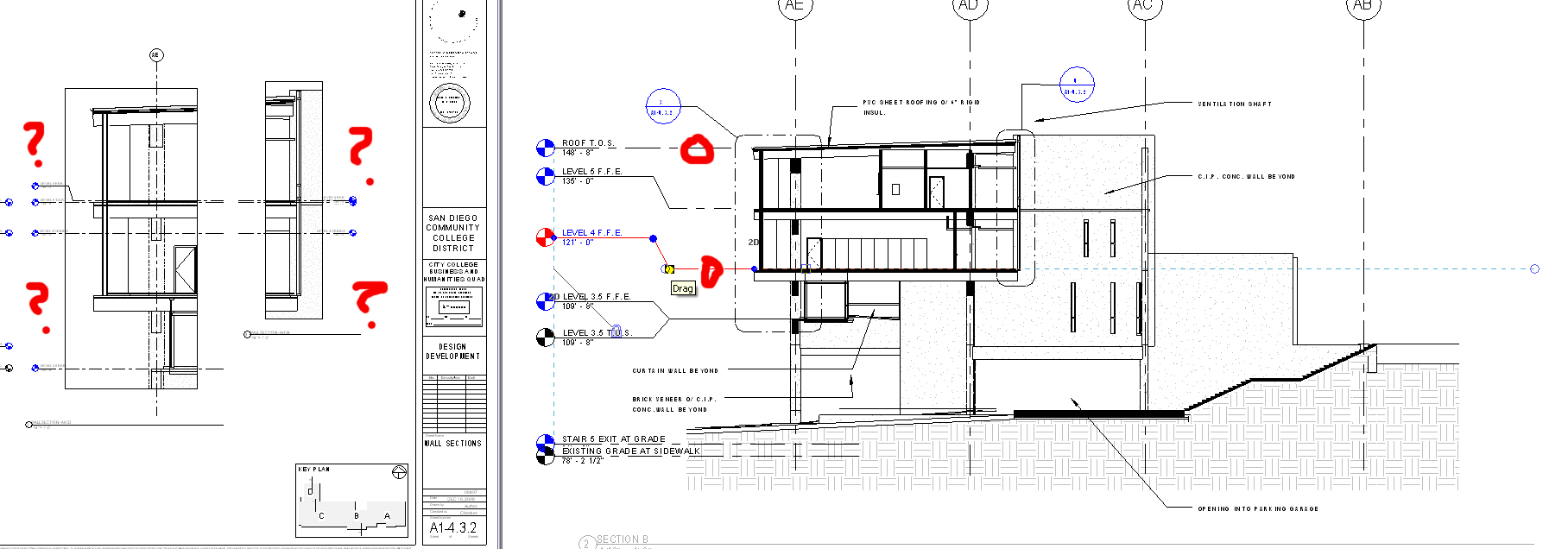 RevitCity Levels In Wall Section