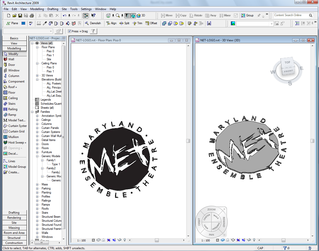 RevitCity.com | Extruding Logo into mass