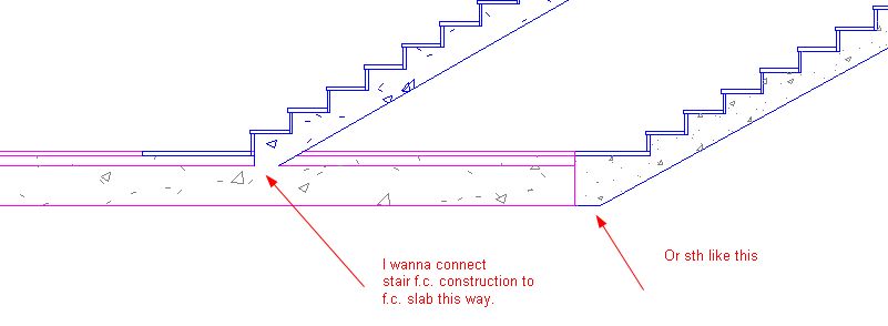 RevitCity.com | how to connect monolithic stair to f.c. slab