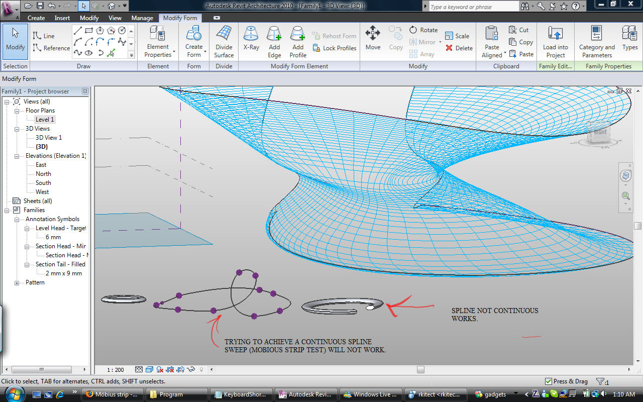 RevitCity.com | Revit 2010 Spline restriction