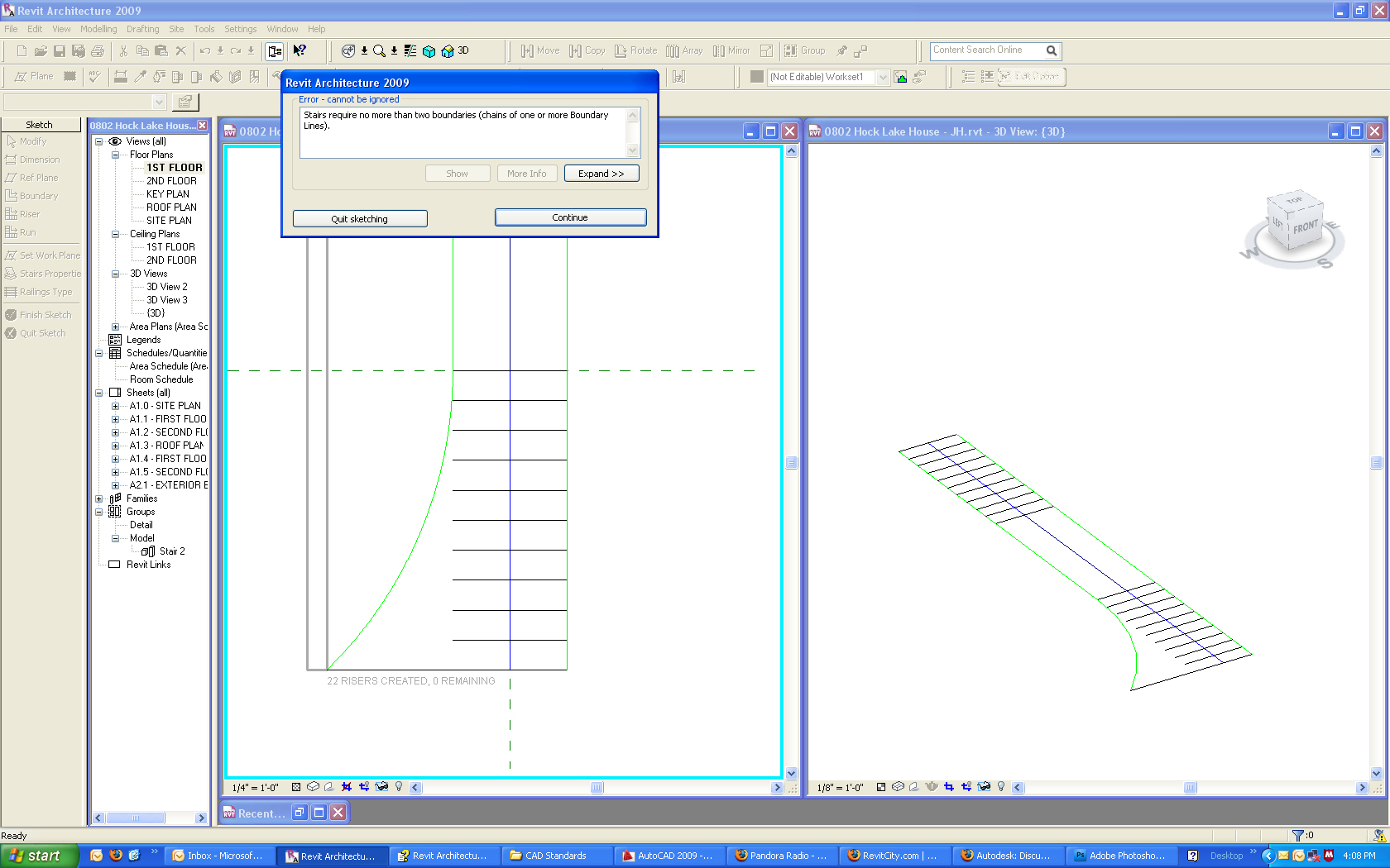 RevitCity.com | Stairs Require no more than two boundaries...