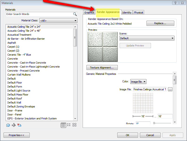 RevitCity.com | Can't get any materials to render