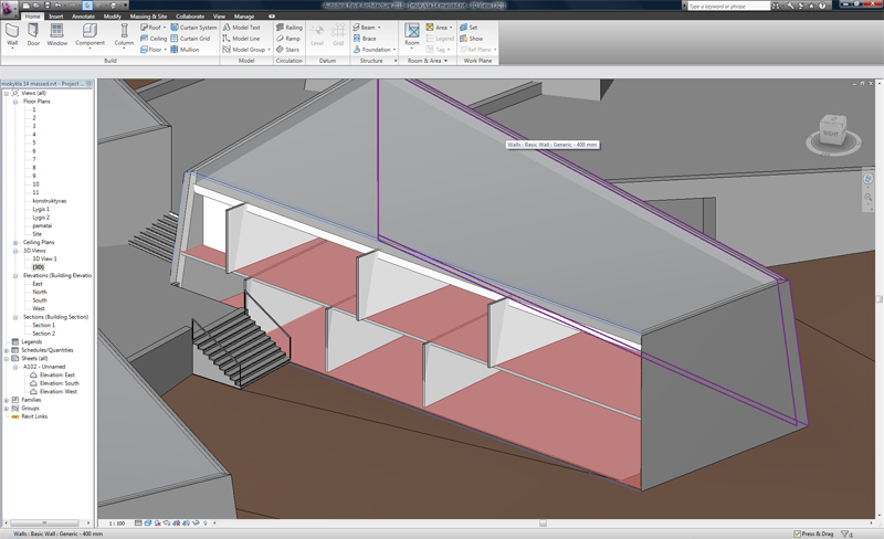RevitCity.com | Wall edge to a sloped wall