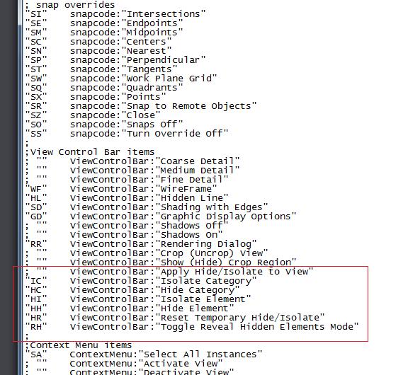 RevitCity.com | Isolate Elements keyboard shortcut