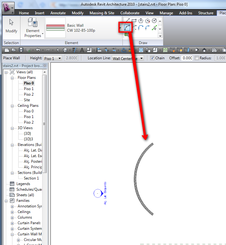 RevitCity.com | opening curved wall in revit 2010
