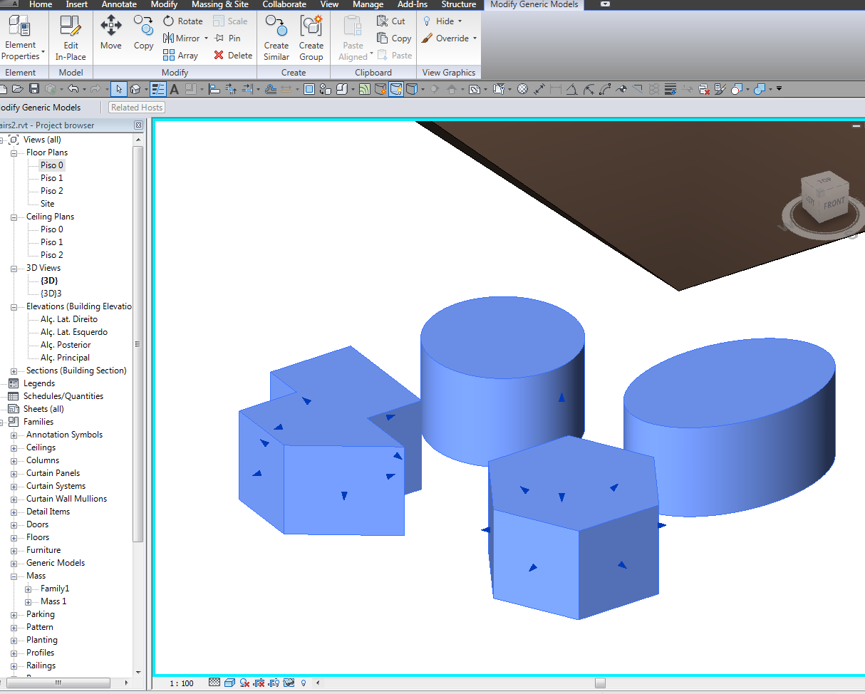 RevitCity.com | Revit 2010 Extruding Multiple Surfaces all at once?