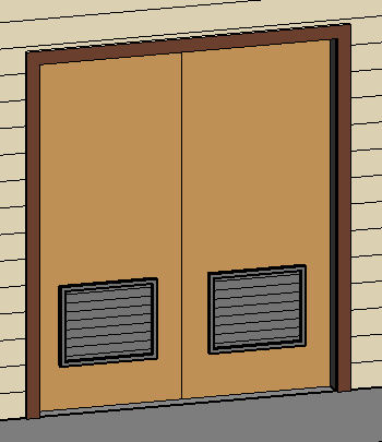 RevitCity.com | Looking for a double door with louvers