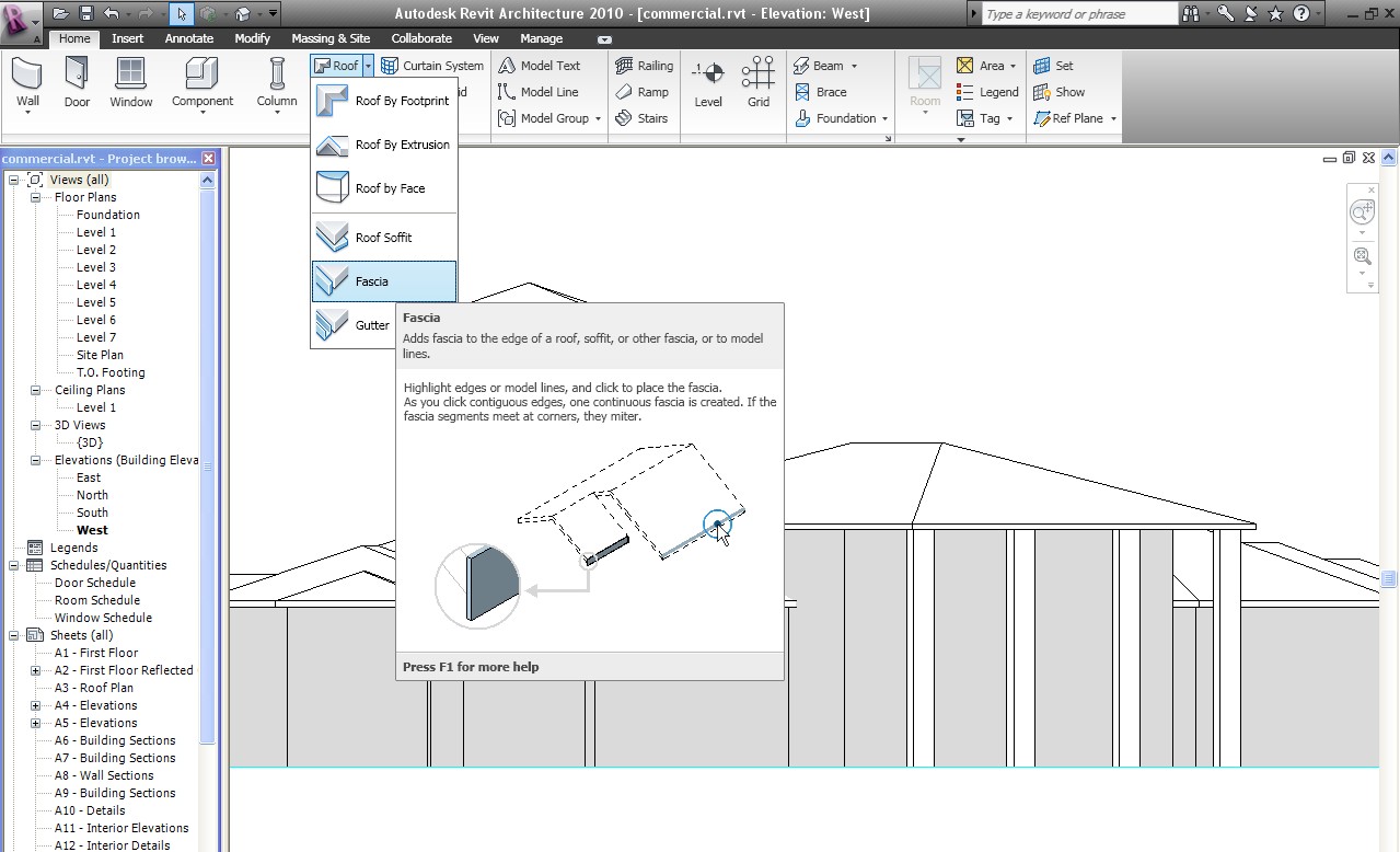 RevitCity.com | how to add cornice to the roof