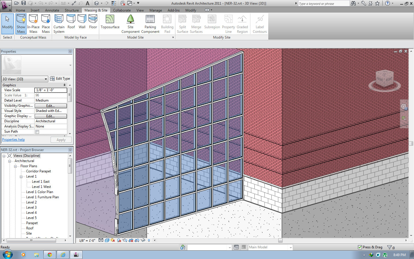 Irregular Grid Curtain Wall Revit
