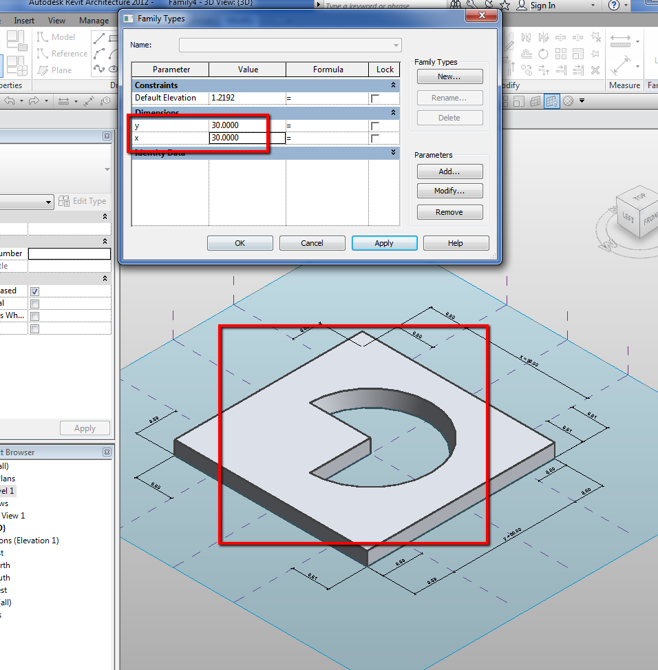 RevitCity.com | Trouble with void forms and parametrics in families