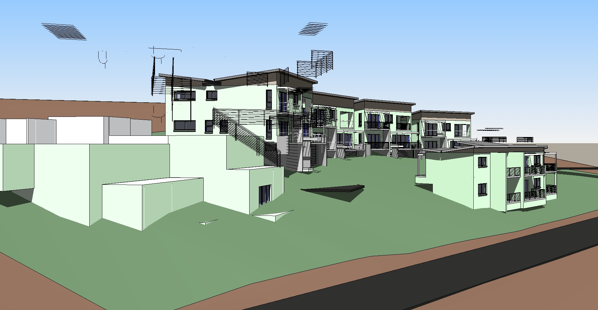 RevitCity.com | Random flying objects in perspective views