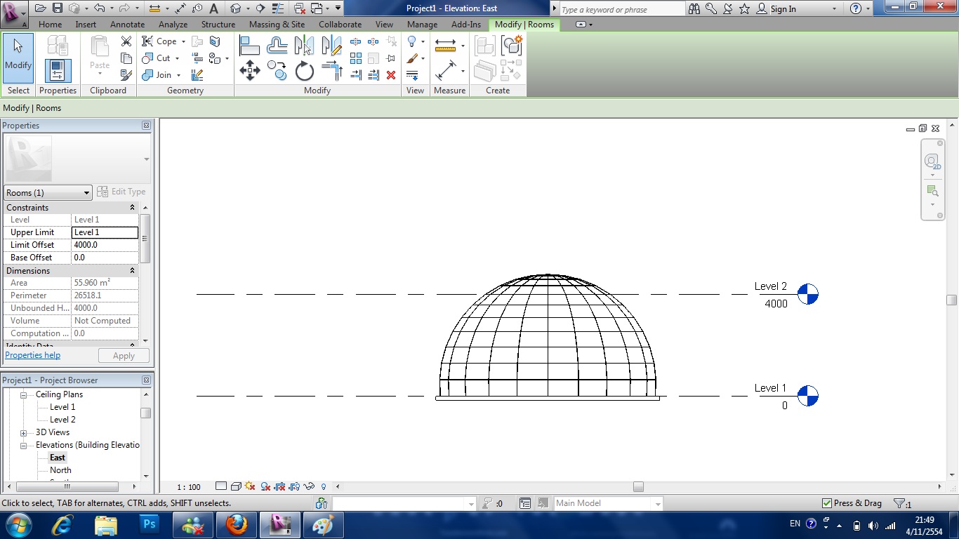 RevitCity.com | How is to create a room to dome shape