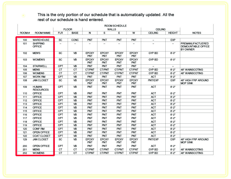 RevitCity.com | Ceiling heights in schedules