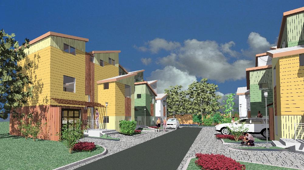 RevitCity.com | Image Gallery | New Town Houses