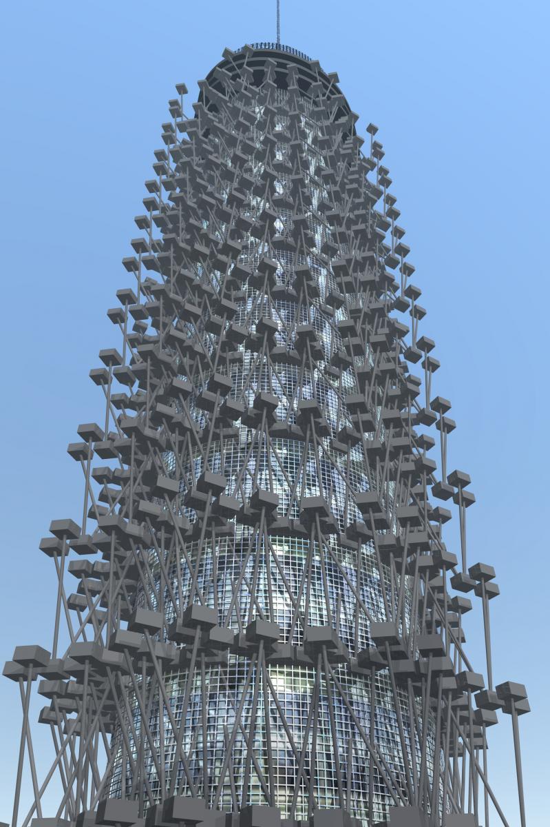 RevitCity.com | Image Gallery | Complex Design for Circular Tower 4