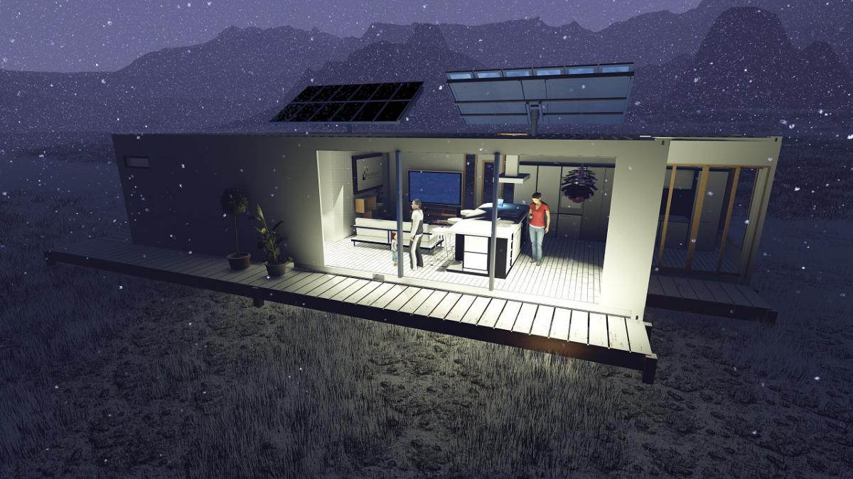 RevitCity.com | Image Gallery | Container Shipping House 40ft snow ...