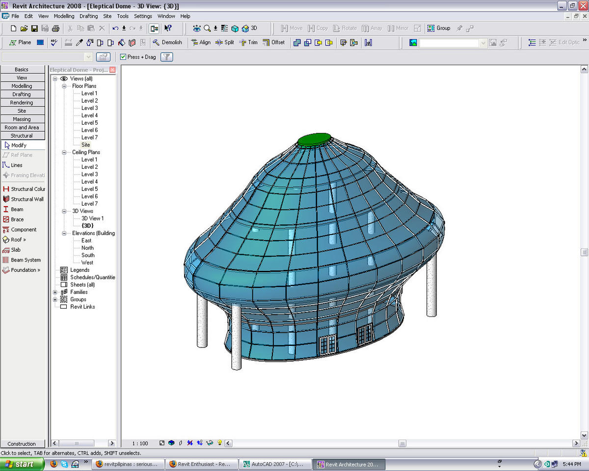 RevitCity.com | Image Gallery | Eleptical Dome