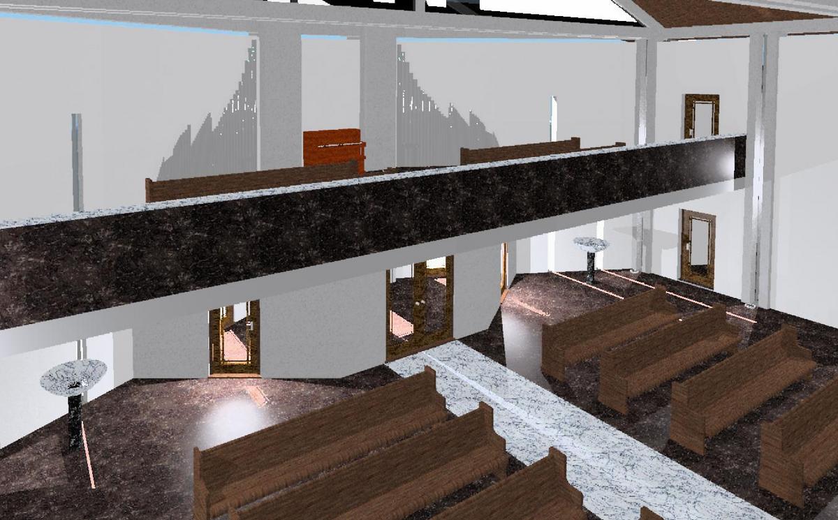 RevitCity.com | Image Gallery | Church, Design for my school state exam