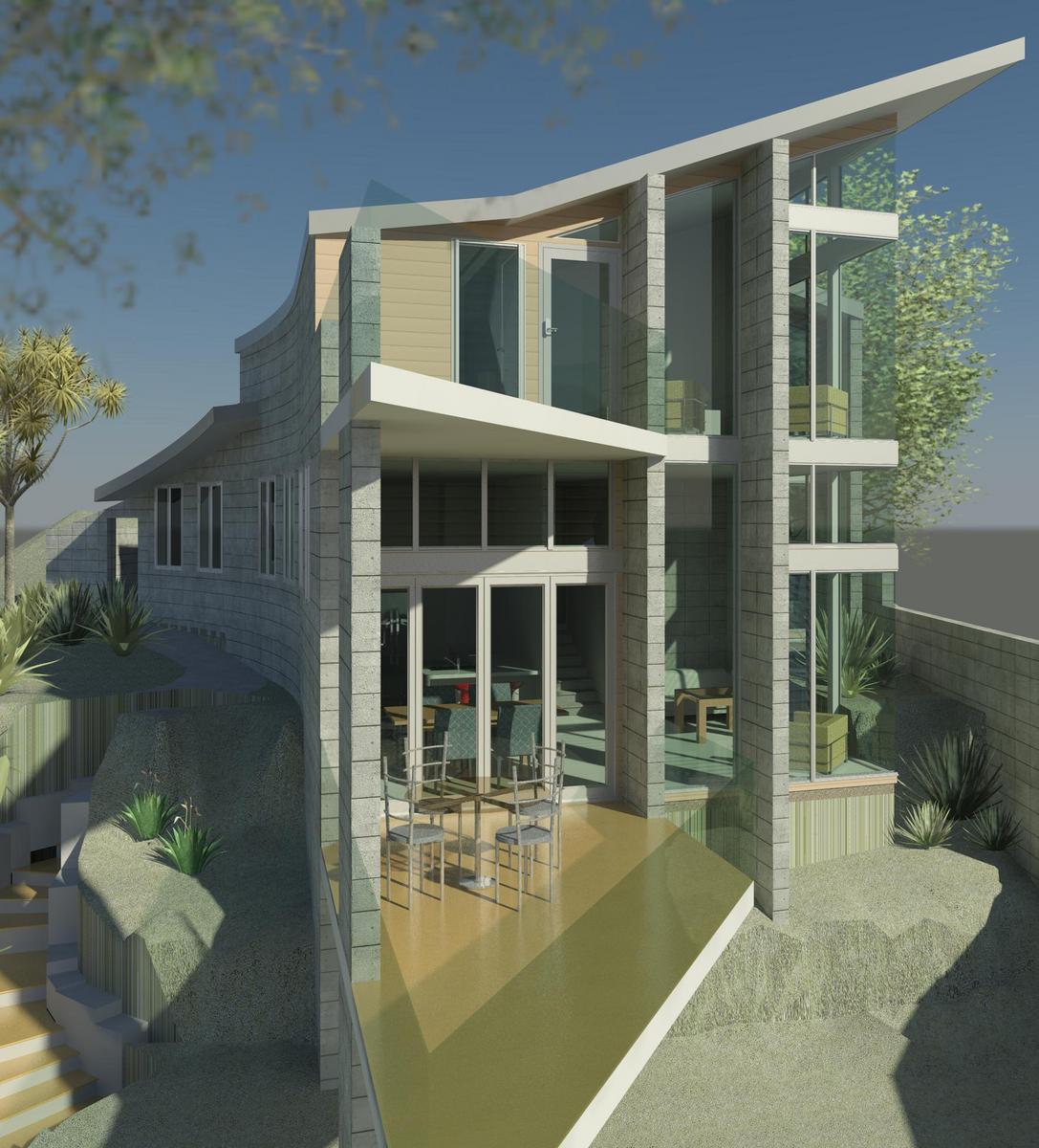 RevitCity.com | Image Gallery | House Rear View