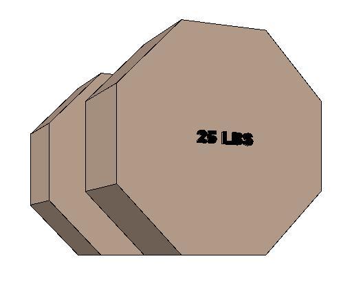 RevitCity.com | Object | Dumbell-25 LBS