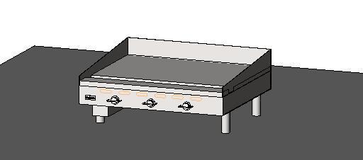 RevitCity.com | Object | Vulcan-Commercial Griddle-Model MSA36