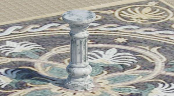RevitCity.com | Object | MARBLE VASE COLUMN