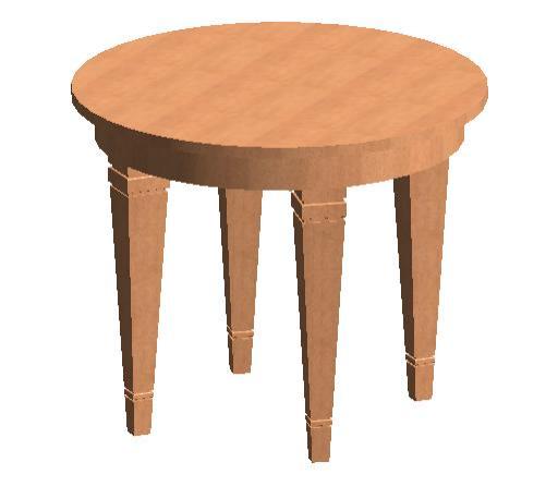 RevitCity.com | Object | Traditional Dining Table round