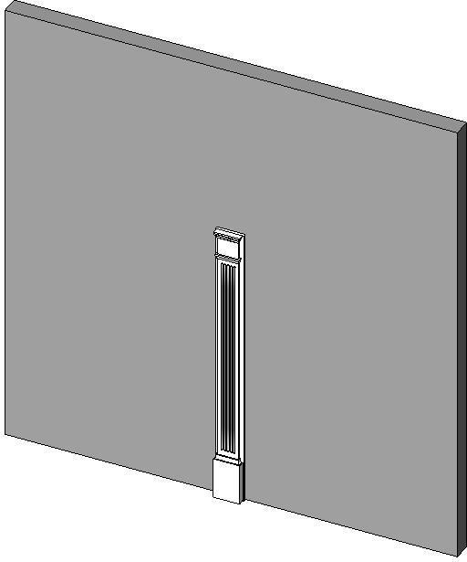 RevitCity.com | Object | 9 Inch Pilaster Fluted