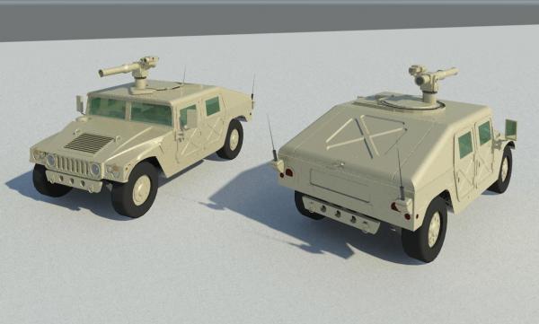 RevitCity.com | Object | Military Humvee with TOW