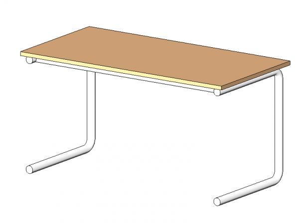 RevitCity.com | Object | School Desk // Mokyklinis Stalas